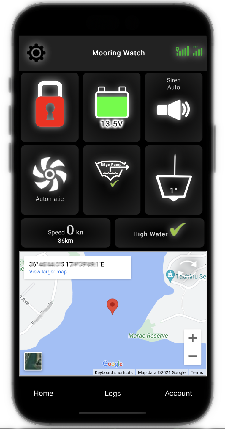 Boat alarm. Mooring watch Marine GPS alarms Made in New Zealand Marine ...
